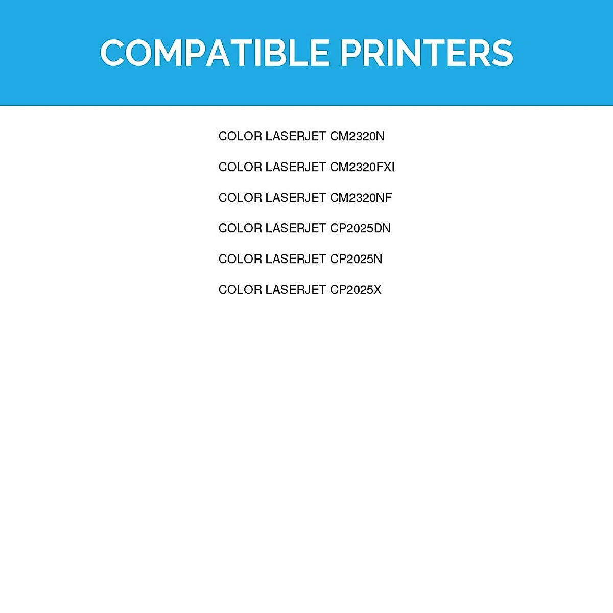 LD Products Remanufactured Toner Cartridge Replacements for HP 304A (CC530A Black, CC531A Cyan, CC533A Magenta, CC532A Yellow 4-Pack) for Color Laserjet CM2320n, CM2320nf, CP2025dn, CP2025n, CP2025x