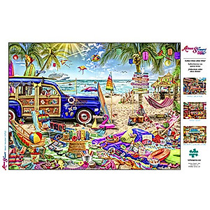 Buffalo Games - Aimee Stewart - Beach Vacation - 1000 Piece Jigsaw Puzzle
