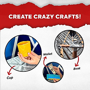 MAT Duct Tape Brown Industrial Grade, 3 inch x 60 ft. Waterproof, UV Resistant for Crafts, Home Improvement, Repairs, & Projects