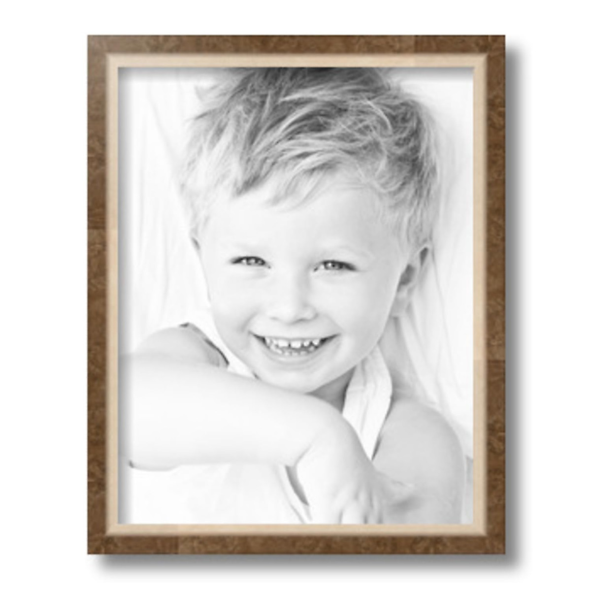 ArtToFrames 11x14 Inch Multi Picture Frame, This 0.94 Inch Custom Wood Poster Frame is Other - Comes with Foam Backing 3/16 inch and Regular Glass (FBPLE398402-11x14)