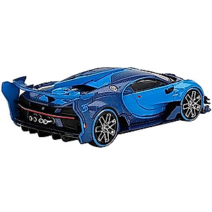 Truescale Miniatures Bugatti Vision Gran Turismo Light Blue and Carbon Blue 1/64 Diecast Model Car by True Scale Miniatures MGT00266
