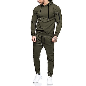 COOFANDY Men's Tracksuit 2 Piece Hooded Athletic Sweatsuits Casual Running Jogging Sport Suit Sets