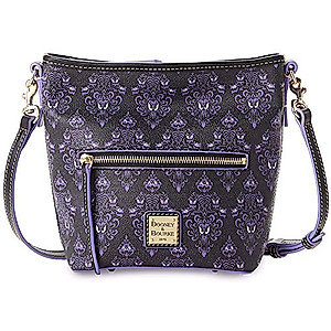 Disney Parks Exclusive - Dooney & Bourke - Crossbody Handbag Pouchette Purse - Haunted Mansion Wallpaper