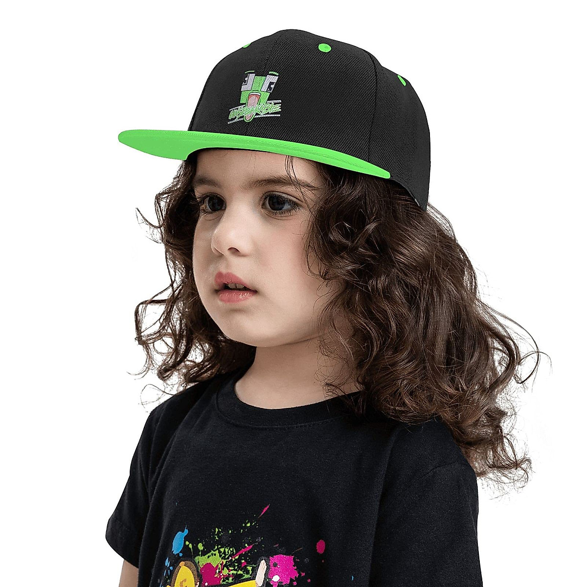 FGN Kids Frog Baseball Caps, Adjustable Hip Hop Trucker Hat for Boys Girls Green5, One Size