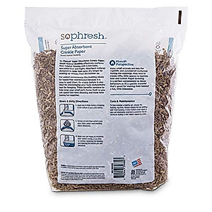 So Phresh Super-Absorbent Recycled Crinkle Paper Small Animal Bedding, 30 Liters