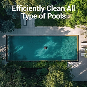 Gosvor Pivot Cordless Robotic Pool Cleaner, Wall Climbing, Triple-Motor, Extended Battery Life, Self-Parking, Automatic Pool Vacuum for Inground &Above Ground Pools Up to 65 FT in Length,Grey