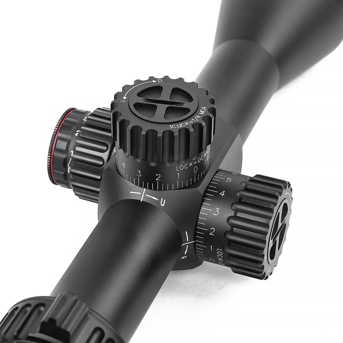 Sniper ZT5-27x50 FFP Scope Side Parallax Adjustment Glass Etched Reticle Red Green Illuminated with Scope Mount