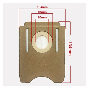 Automatic Dust Bag Accessories Compatible For Midea S8 S8+ Automatic Robot Vacuum Cleaner Replacement Parts Dust Bags (Color : 24pcs)
