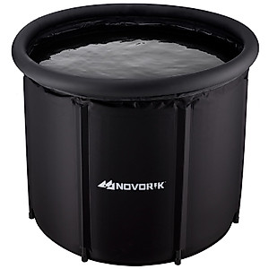 Cold Plunge Tub with Cloud Cover for Adults, Multi Layered Portable Ice Bath Tub for Athletes Post-Training Therapy and Recovery, Large Adult Soaking Bathtub for Home & Outdoor (85 Gallons)