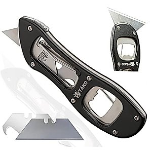 Tako X2- Retractable Utility Knife, Quick Change, Instant Extra Blade Access, Box Cutter, Pocket Knife, Compact