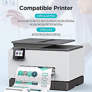 910 XL Combo Pack (4-Pack) Compatible with HP 910XL 910 High Yield, Compatible with OfficeJet Pro 8025 8035 8020 8022 8028 8015 Printer (Black, Cyan, Magenta, Yellow)