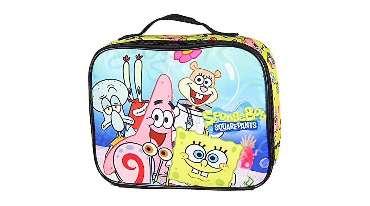Official SpongeBob Lunch Box & Backpack Set | Kids Gift
