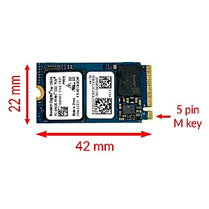 Oemgenuine OEM WDC 256GB M.2 PCI-e NVME SSD Internal SN530 Solid State Drive 42mm 2242 Form Factor M Key