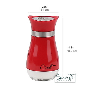 Basic Salt & Pepper Shakers - Red