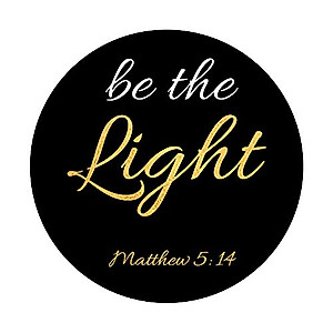 Cool Black Christian Bible Verse Gift Matthew 5:14 PopSockets PopGrip: Swappable Grip for Phones & Tablets