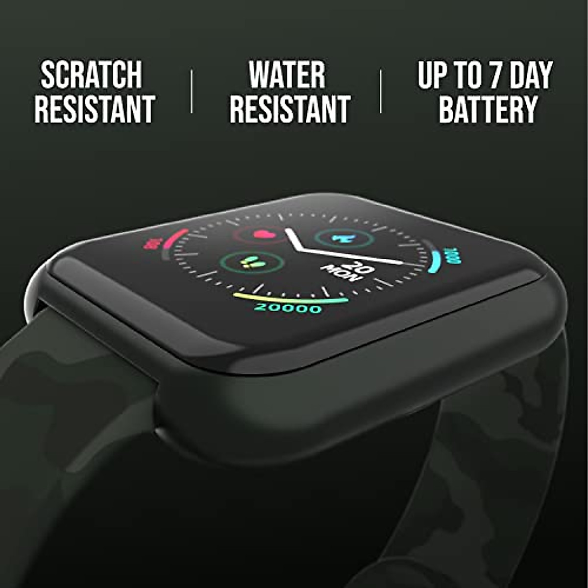 iTouch Air 3 Smartwatch Fitness Tracker with Heart Rate Tracker, Step Counter, Notifications, Sleep Monitor for Men Women