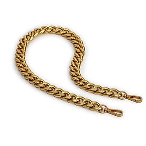 Xiazw 26 Inch Chic Metal Purse Chain Strap Handle Shoulder Straps Replacement Charms for Bag Handbags (Old Gold)