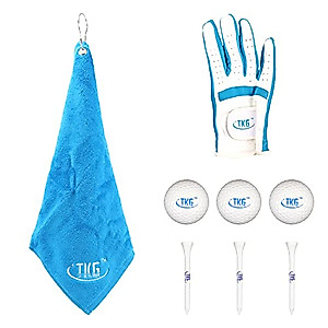 TKG Sports Youth Golf Club Set for Ages 7-10, Golf Stand Bag with Rain Hood and Accessories, Left-Handed