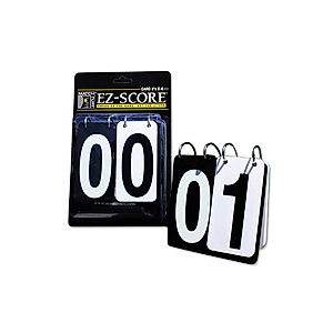 Match Tuff EZ Score (0-6) | Portable Tennis Score Keeper | EZ-FLIP | Outdoor/Indoor