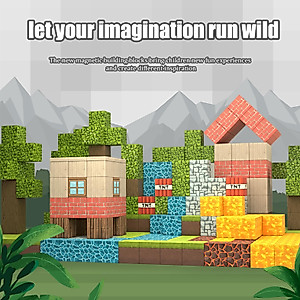 154pcs,Magnetic Building Blocks,Gifts for 3+ Children, Fidget Cubes Construction Toys,STEM Montessori Sensory Toys for Toddlers Gifts for 3+ Years Old Girls Boys