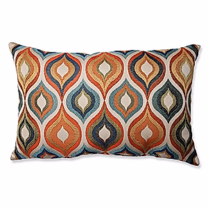 Pillow Perfect Flicker Jewel Rectangular Throw Pillow,Multicolor