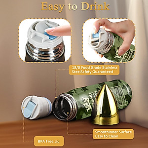 RHONGE Gifts For Husband, Husbands Bullet Tumbler 17 Oz, Camo Gifts Bullet Tumbler For Him From Wife, Birthday Valentine's Day Anniversary Present, Best Husband Ever Cup