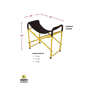 Suspenz Kayak Canoe Stands Foldable, Portable, Big Catch Super Duty Work Stations with Slings, Model (55-0130)