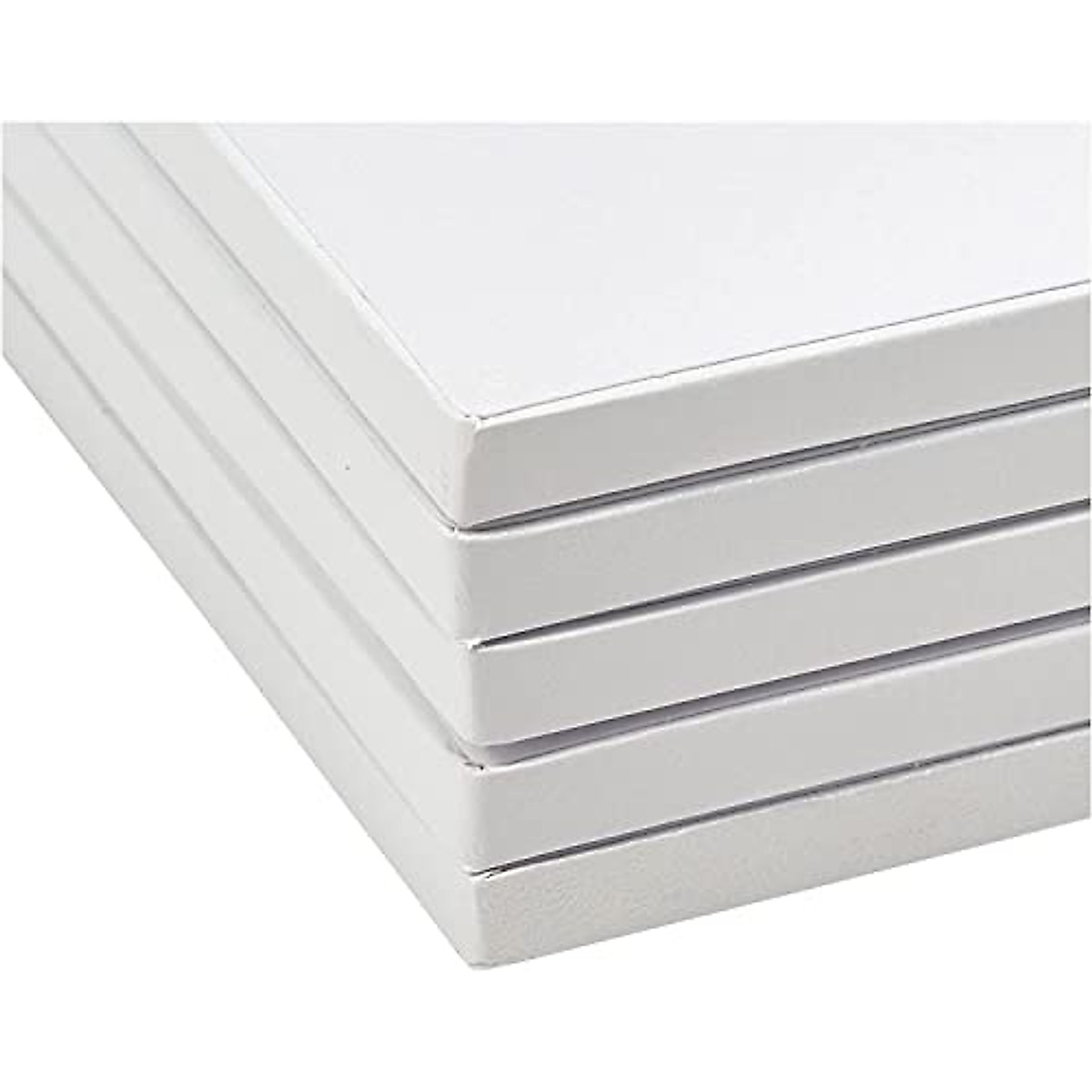 DecoPac Square Cake Drum, Foil Covered Cake Drum, Sturdy Half Inch Thick, Pack of 5, White - 18 Inch