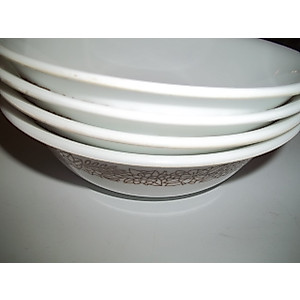 Corning Corelle Woodland Brown Soup/Salad Bowl - 4 Bowls