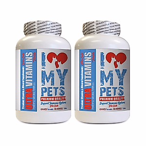 I LOVE MY PETS LLC Vitamins for Cats Senior Cats - Ultra Vitamins - CAT Health - Mineral Boost - Vitamin d for Cats - 180 Treats (2 Bottles)
