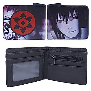 Amatensu Anime Characters Akatsuki wallet Uchiha Itachi wallet Uchiha Sasuke wallet Uchiha Madara wallet Kakashi wallet E
