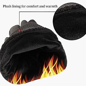 Angjiny Winter Gloves Men Women Touch Screen Glove Cold Weather Warm Gloves Freezer Work Gloves Suit for Running Driving Bike Cycling Working Hiking