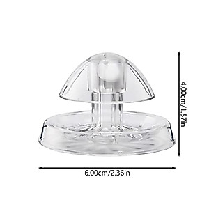 balacoo 2Pcs Transparent Snail Catchers Aquarium Leech Traps Leech Catchers Aquarium Accessory