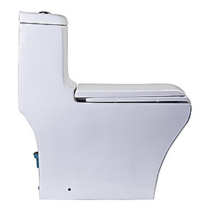 EAGO R-356SEAT Replacement Soft Closing Toilet Seat for TB356, White