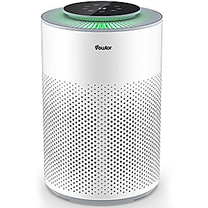 Air Purifiers, Home Air purifier for Large Room Bedroom Up to 1560ft², VEWIOR H13 True HEPA Air Filter for Wildfire Smoke Pets Pollen Odor, with Air Quality Monitoring Light, Auto/Sleep Mode, 6 Timer