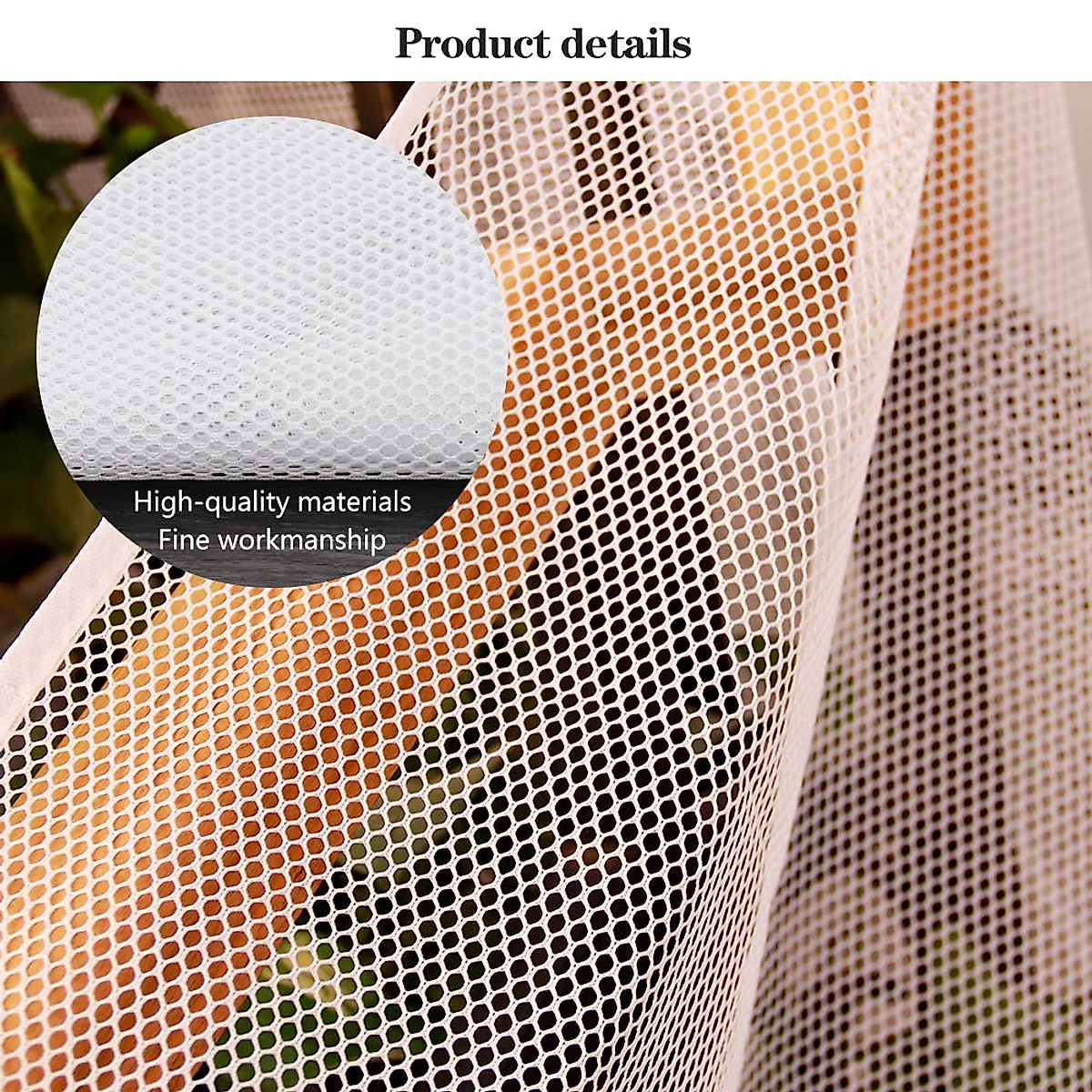 Child Safety Rail Net for Balcony, Patios, Railing and Stairs. Security Guards for Kids/Pet/Toy Both Indoors and Outdoors. 10ft x2.5ft, Sturdy Mesh Fabric Material