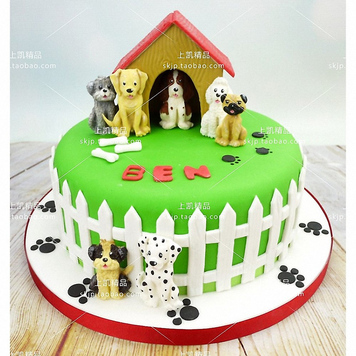 MoldFun 2Pcs Wood Fence Cookie Cutter Plastic Mold for Fondant, Gum Paste, Polymer Clay, Cake Border Decorating