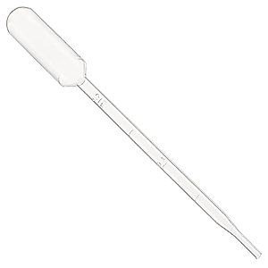 Globe Scientific 137038-100 LDPE Graduated Transfer Pipet, Large Bulb, Sterile, Individually Wrapped, Cellophane Pack, 145mm Length, 5.0mL Capacity (Pack of 100)