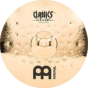 Meinl 17" Crash Cymbal - Classics Custom Extreme Metal - Made in Germany, 2-YEAR WARRANTY (CC17EMC-B)