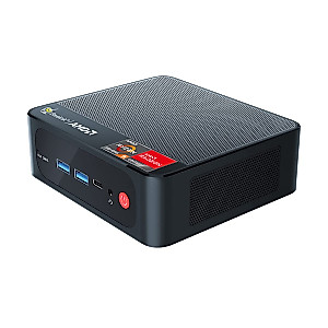 Beelink SER5 Mini PC, AMD Ryzen 5 5560U (6C/12T, Up to 4.0GHz), 16GB DDR4 RAM 500GB NVMe SSD Mini Desktop Computer Support 4K 60Hz Triple Display, WiFi6+BT5.2, HDMI2.0/DP1.4/USB3.2 for Office