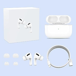 Vluegki Wireless Earbuds with in-Ear Earbuds Headphones, Noise Reduction Earphone with Sync Button and Built-in 660 mAH Battery【Earbuds Include】