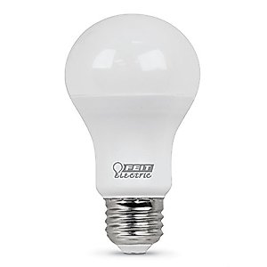 Feit Electric LED Light Bulbs, A19 60W Equivalent, Non Dimmable, 800 Lumens, A19 LED Light Bulbs, E26 Base, 4100k Cool White, A19 LED Bulbs, 10 Year Lifetime, 1 Pack, A800/841/10KLED