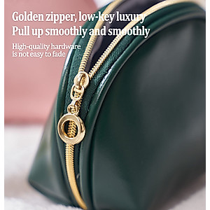 Eliaukly Small Makeup Bag,Cute Cosmetic Bag Coin Purse Lipsticks Pouch with Zipper for Women Makeup Essentials Accessories(Black)