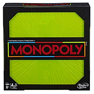 Monopoly Neon Pop Board Game for Kids Ages 8 & Up for 2-6 Players