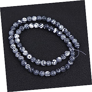 Round Loose Beads 92pcs Crystals Beads Kit Gasket Material Loose Beads for Loose Beads Charms Malachite Gemstone Bead Colored Stone Beads DIY Craft Beads Making Bead Suite Beads