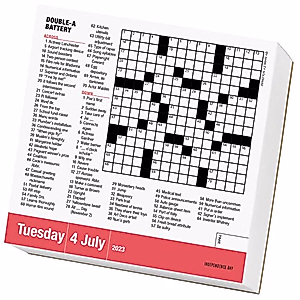 Mensa 10-Minute Crossword Puzzles Page-A-Day Calendar 2023: For Crossword Puzzle Addicts and Word Nerds