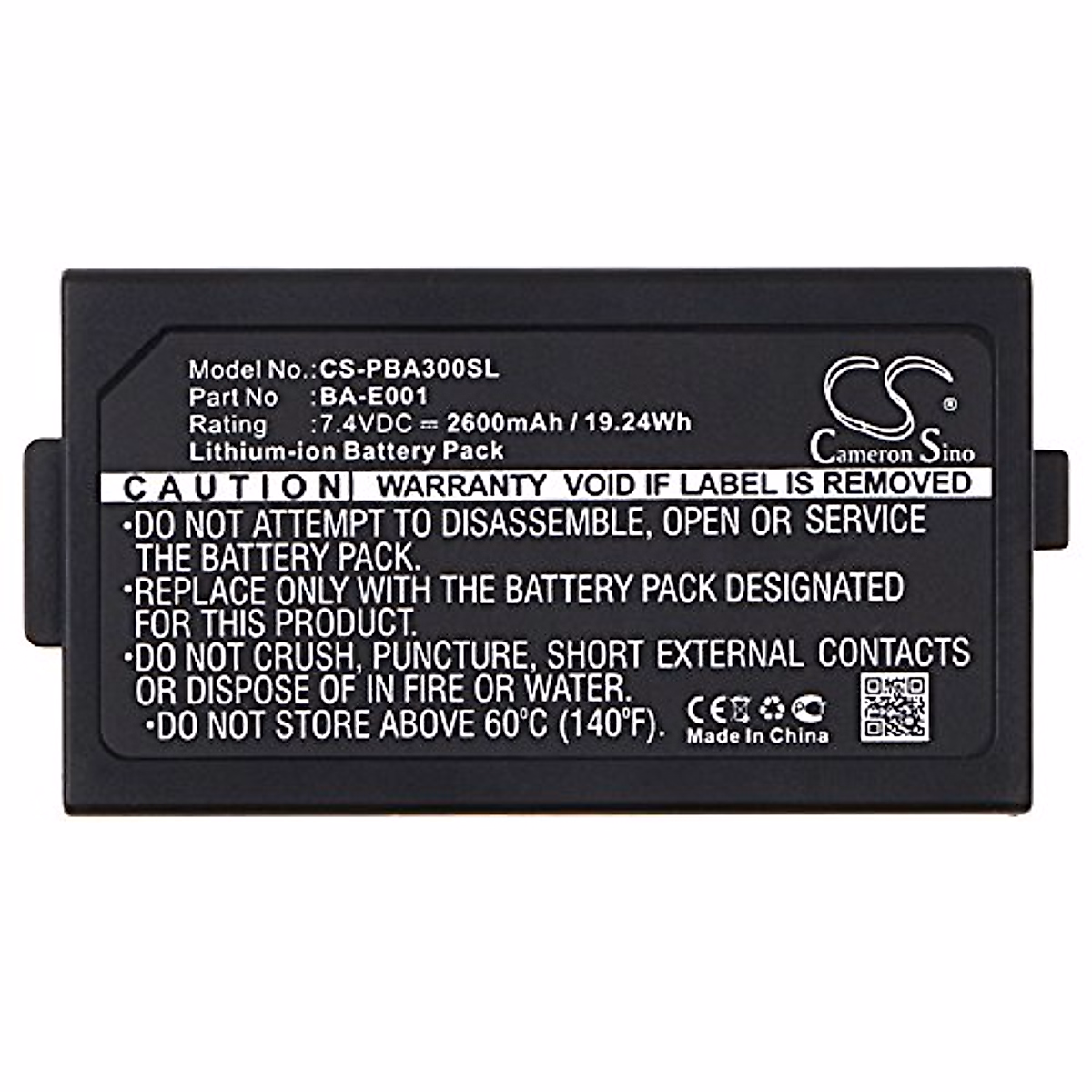 SCESMIA Replacement Battery for B-Rother PT-E300, PT-E500, PT-E550W, PT-H300, PT-H300LI, PT-H500LI, P-Touch H300/LI, PT-P750W Portable Printer 7.4 V 2600 mAh