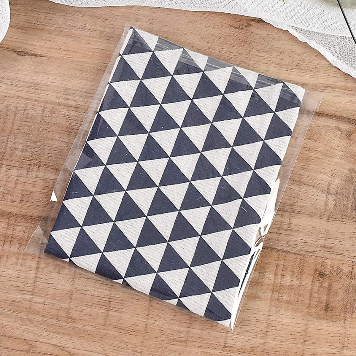 Morepack Self Sealing Cellophane Bags,7x10 Inches 200 Pcs Clear Resealable Cellophane Bags for Packaging Cookies, Favors, Gifts and Products