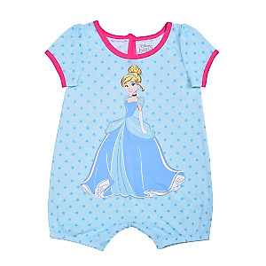 Disney Baby Cinderella 3 Pack Rompers, Pink, 6 Months