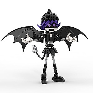 HzrYod Murder Drones Uzi Action Figure Building Block Sets, Popular TV Character Uzi/N/V Anime Model Toys Compatible for Lego Halloween Building Bricks for Fans Kids Aged 6+ (399 Pcs), M0652-23